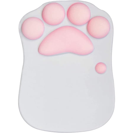 Tatum88 Cat Paw Mouse Pad with Wrist Rest, Portable Non-Slip Ergonomic ...