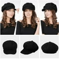 Women Beret Newsboy Hat French Wool Cap Classic Autumn Spring Winter ...