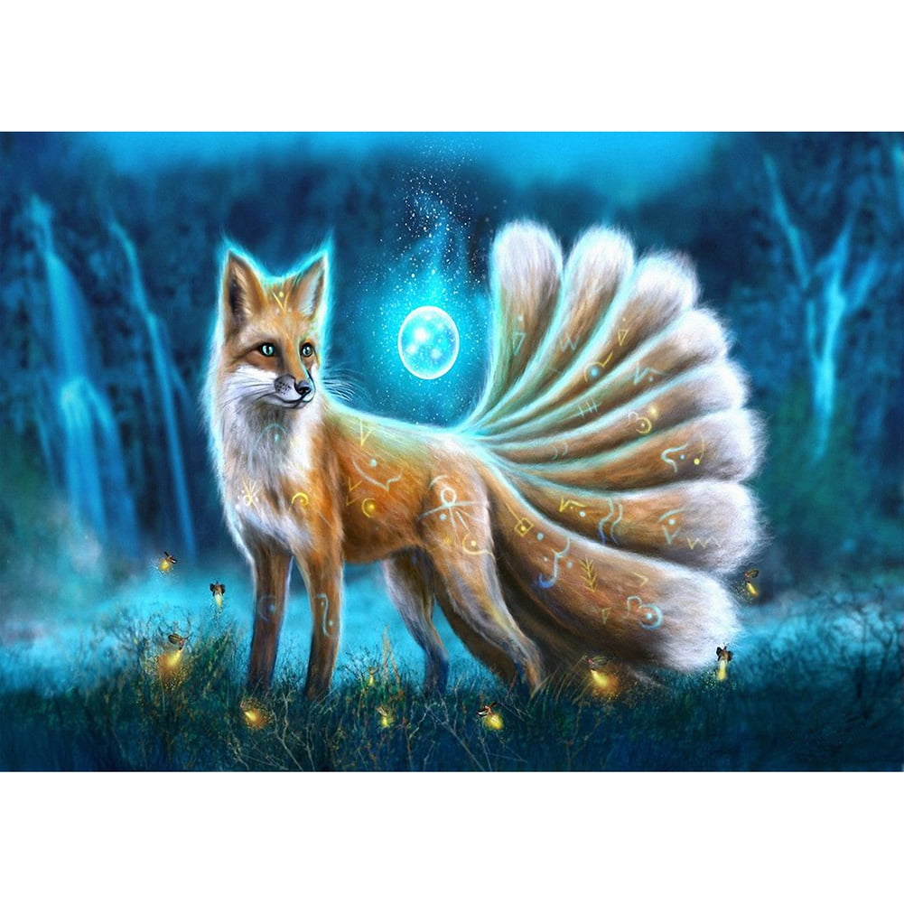 Blue Nine Tailed Fox