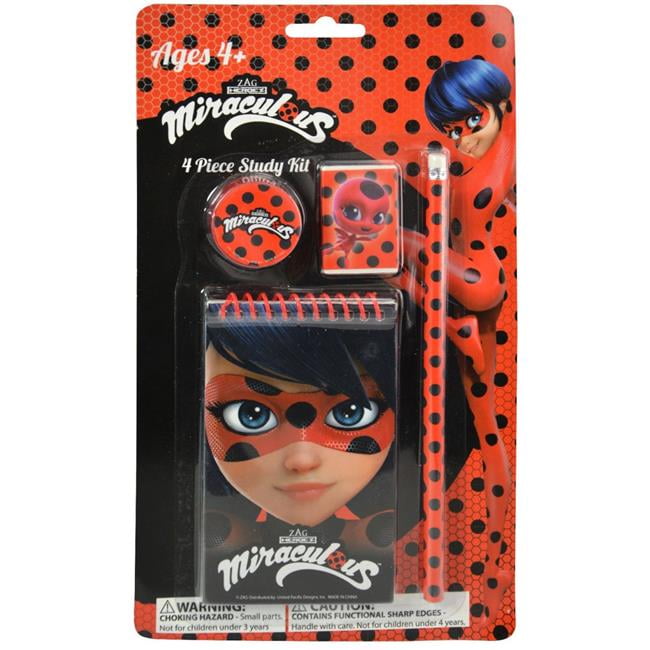 DDI 2325847 Miraculous Ladybug Study Kit - Pack of 4 - Case of 216 ...