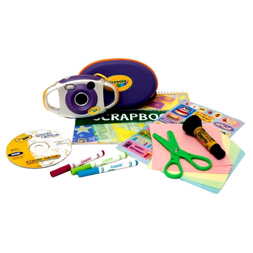 Crayola Digital Camera & Scrapbooking Kit, Purple - Walmart.com