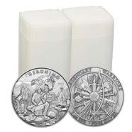 Silvertowne 1 Troy oz Alexander the Great .999 Fine Silver Round, USA ...
