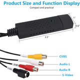 DIGITNOW USB 2.0 Audio Video Capture Card, Video Grabber VHS VCR TV to ...