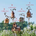 Malianggg Bird With Pole Copper Cottage Bird Stakes Large Bird For ...