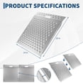 29 x 24 Inch Heavy Duty Aluminum Shed Ramp, 1500 LBS Capacity Anti Slip ...