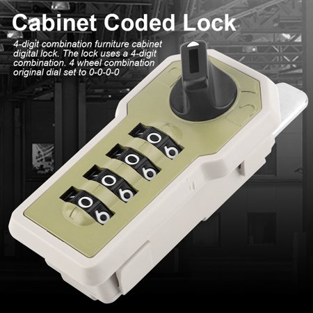 Password Lock, Cabinet Lock, 4 Digit Code Wardrobe For Drawer | Walmart ...