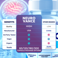 Neuro Vance Advanced Formula Brain Support Pills Maximum Strength ...