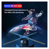 3D Holographic Fan Projector 3D Advertising Projector Wifi Led Sign ...