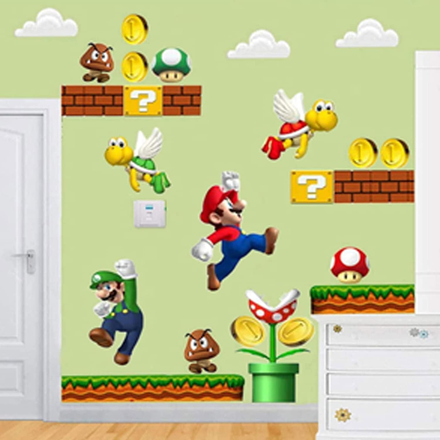 Click here for Oruyrop -Super Mario Brothers Wall Decals-Super Ma... prices