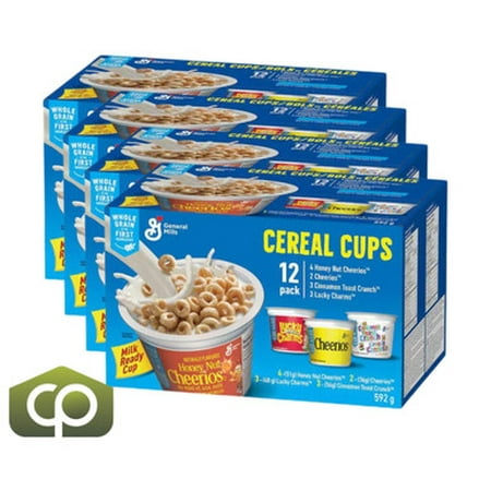 General Mills Cereal Cups Variety Pack - 12-count | Assorted(4/Case ...