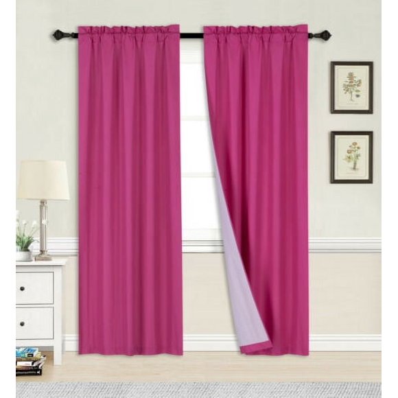 Hot Pink Curtains