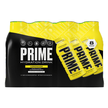 Prime Hydration with BCAA Blend for Muscle Recovery Grape (12 Drinks ...