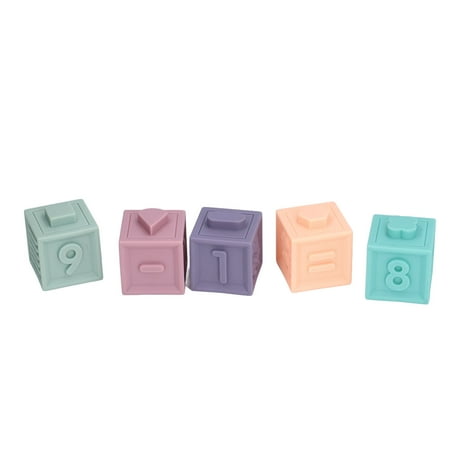 LHCER Soft Rubber Blocks Babies Children Chewing Silicone Early ...