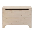 Pine Wood Storage Box, Large Rustic Wooden Chest, Blanket Toy Organizer ...