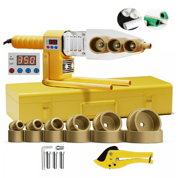 Termofusor Kit 1000w Pantalla Digital De Con 6 Dados+tijeras Amarillo ...