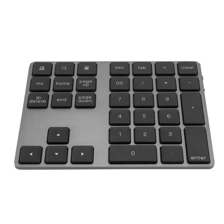 34 Keys Keyboard, Numeric Keypad, Silent Rechargeable For & Office Home ...