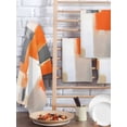 Burnt Orange Gray Kitchen Dish Towels for Drying Dishes Set of 4 ...