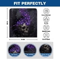 Abstract Skull Chair Back Covers Set of 8 Night Mysterious Purple ...