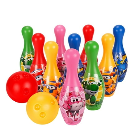 Big Bowling Pins Plastic Bowling Balls Set Educational Toys Indoor ...