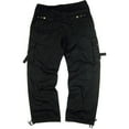 StoneTouch #A8- Men's Military-Style Cargo Pants 32x32--Black - Walmart.com