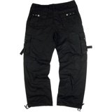 StoneTouch #A8- Men's Military-Style Cargo Pants 32x32--Black - Walmart.com