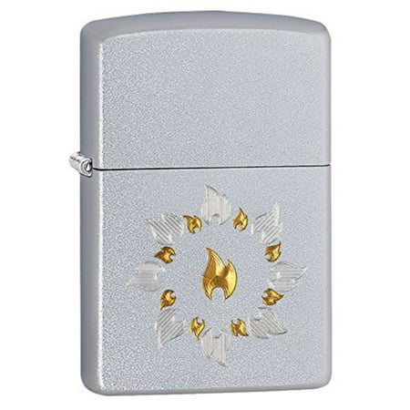 Cards Plus 21192 Ring of Fire Satin Chrome Lighter | Walmart Canada