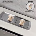 Adorable Sheep-Patterned Toilet Flush Buttons - 2pcs Decorative and ...