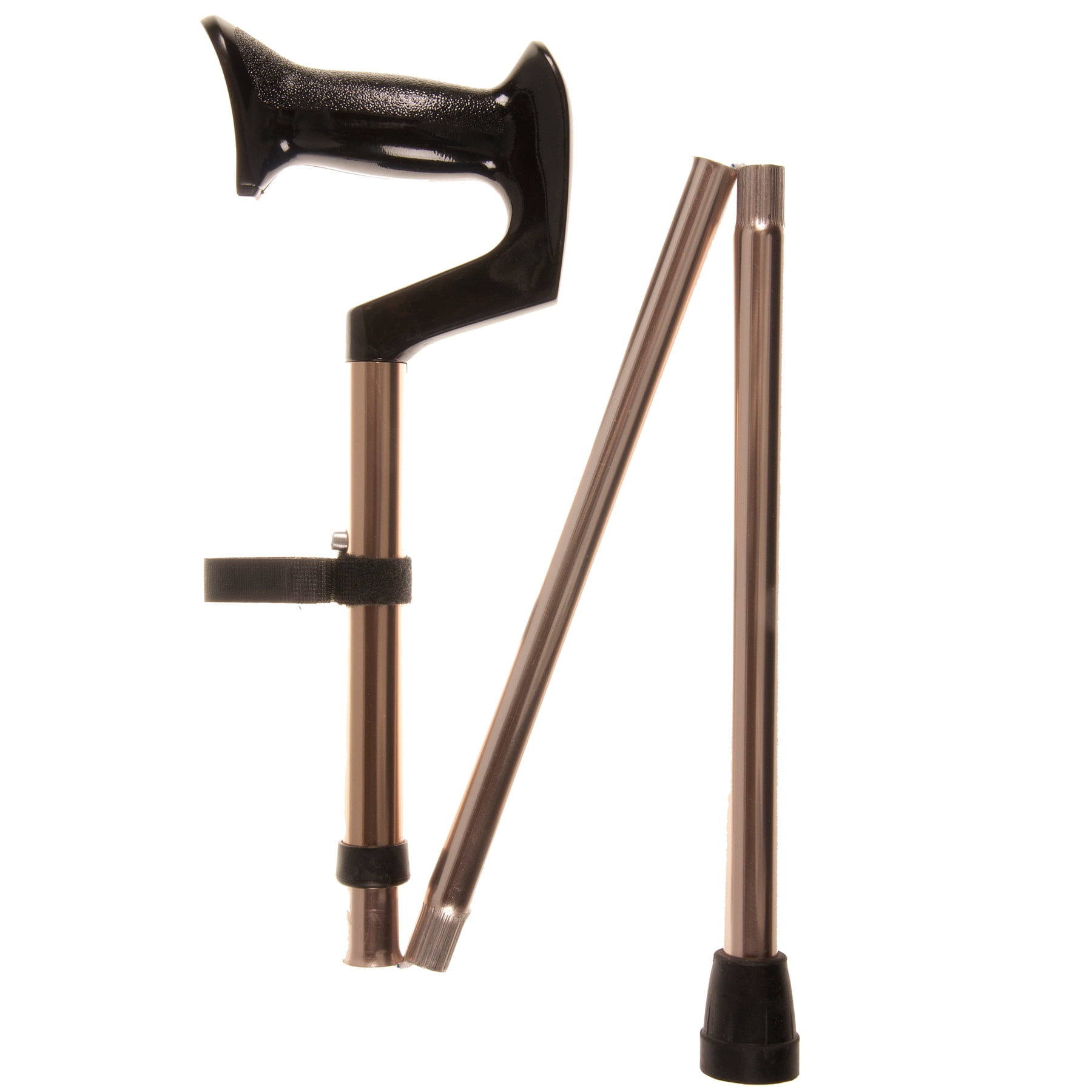 PCP Orthopedic Handle, Folding Aluminum Cane, Made in USA, Bronze ...