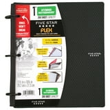 Five Star Flex 1" Hybrid NoteBinder, Black (72009) - Walmart.com