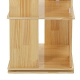 Rotating Bookshelf, 360° Revolving Bookcase, Display Book Shelf ...