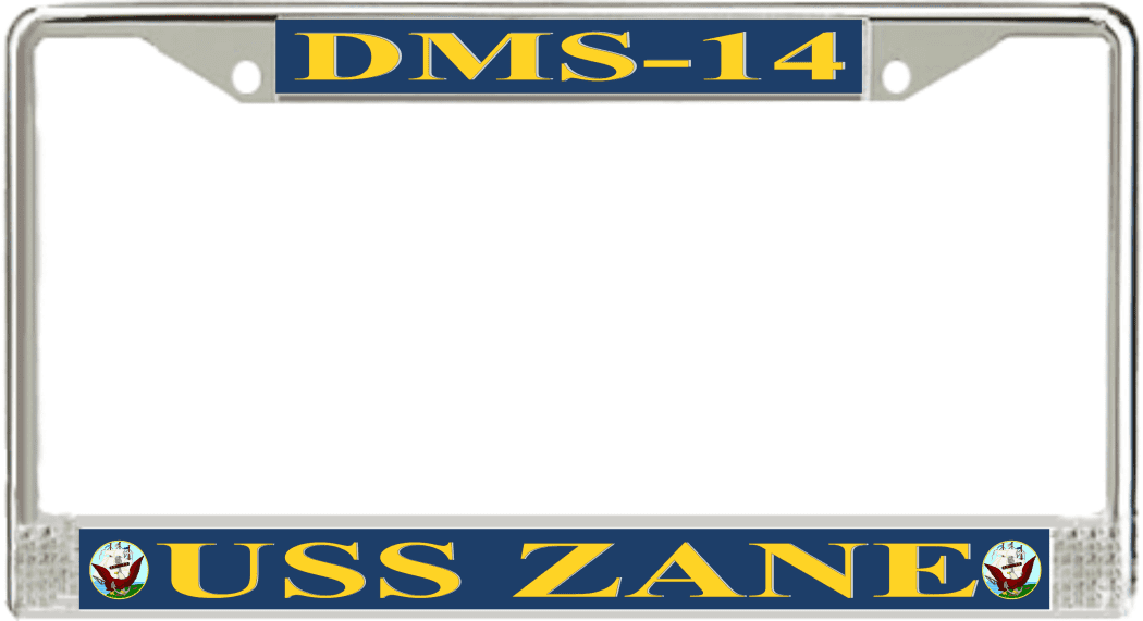 USS Zane DMS-14 License Plate Frame - Walmart.com