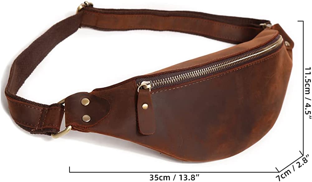 The Fanny Pack Classic Men's Leather Bum Bag – The Real