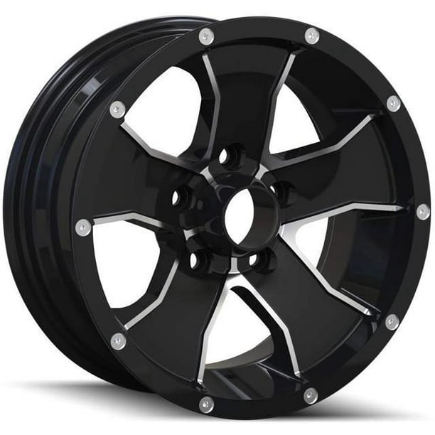 Ion Trailer 14 (14) Black/Machined Face 14X6 5-114.3 0Mm 83.82Mm 14 ...