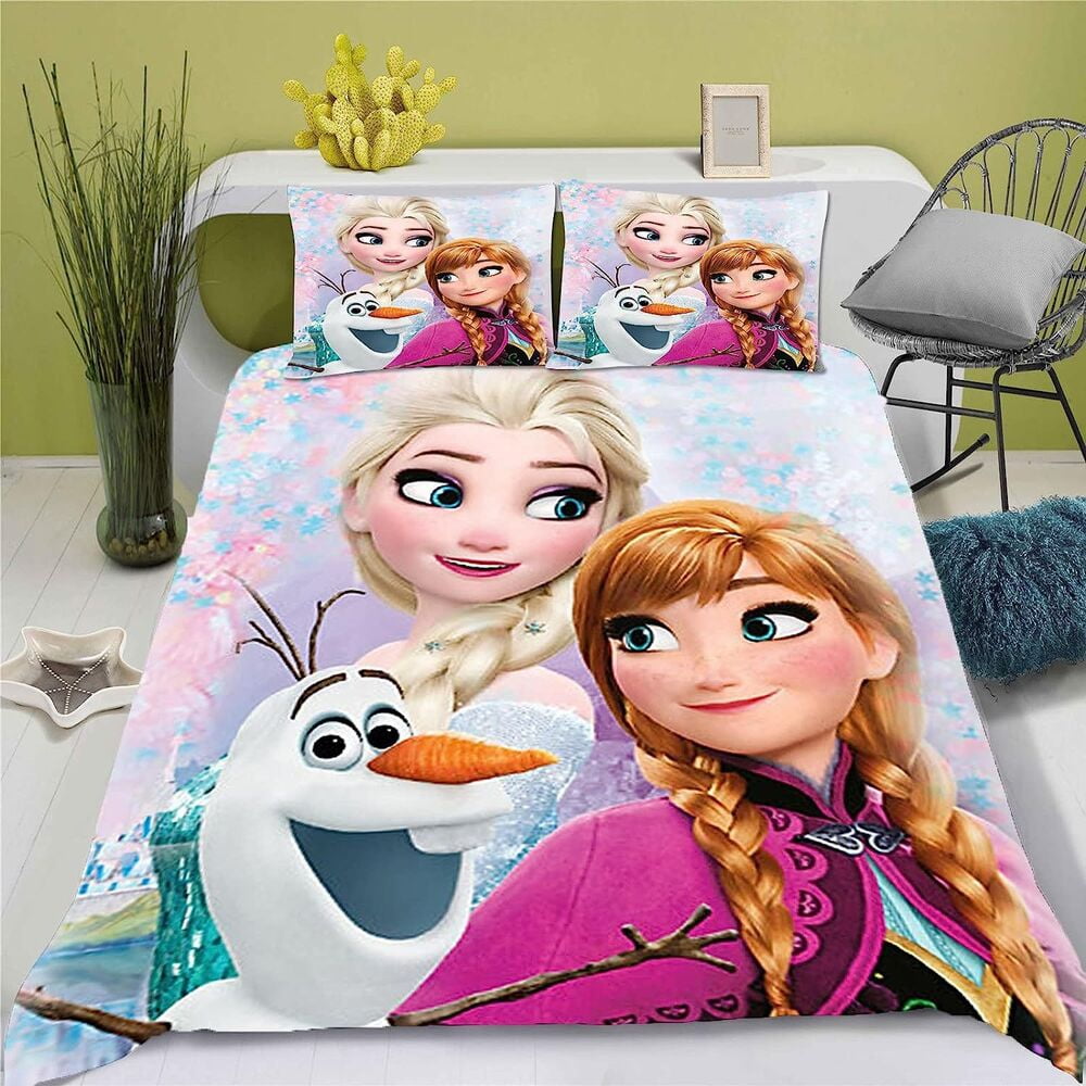 Click here for Yingd Ice Girl Duvet Cover Pillowcase Queen Donna... prices