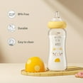 YOHKOH Anti-colic Glass Baby Bottles,with Vent,Mushroom Cap,8.8 oz ...