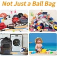 Extra Large Mesh Ball Bag, Heavy Duty Drawstring Storage Bag, 24" x 36 ...