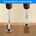 2PCS Forstner Drill Bit Extension Set, 4.5" & 7" Extra Long High Carbon ...