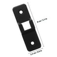 BESTYASH Black Stainless Steel Barn Door Latch 90 Degree Sliding Lock ...