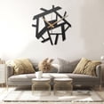 Complex Metal Wall Clock - Walmart.com