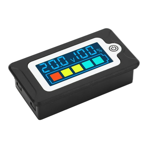 Lithium Battery Percentage Meter, DC8-100V LCD Splashing Proof Battery ...
