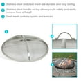 Sunnydaze Outdoor Heavy-Duty Steel Mesh Round Camp Fire Pit Spark ...