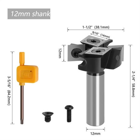 MYG 1pcs CNC Spoilboard Corner Round Over Router Bit Grooving Bits for ...