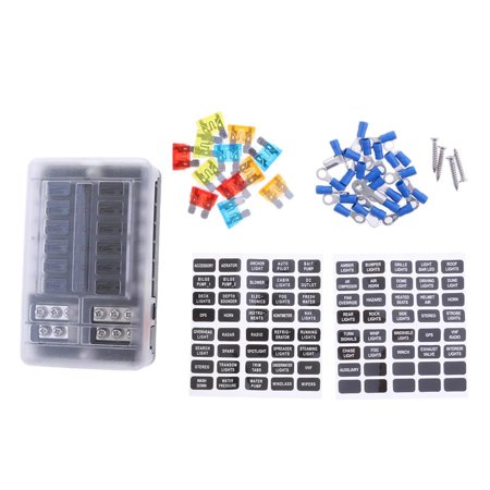 12-Way ATC//ATF Fuse Block Fuse Box Holder with Singal | Walmart Canada