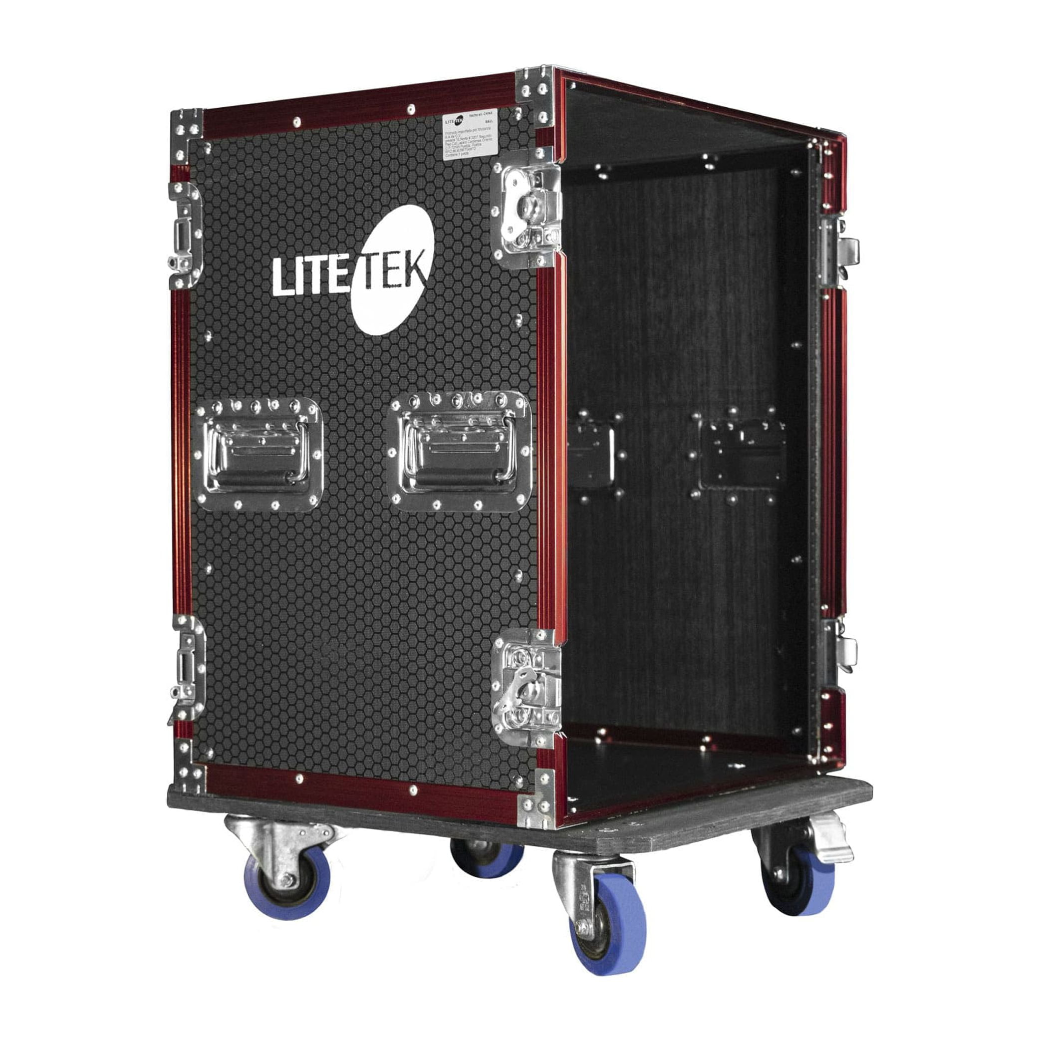 RACK14 Lite Tek Rack De 14 Espacios Reforzado Con Ruedas | Walmart en línea