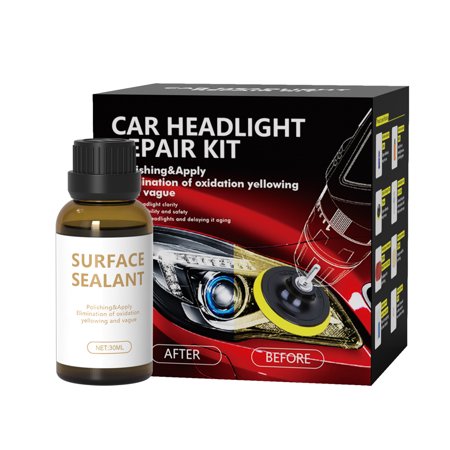 Agiferg Car Headlight Repair Kit Headlight Repair Fluid Repair Tool Kit ...