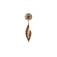 Rusty Dandelion Garden Stake, Iron Craft Dandelion Stake, Rustic ...