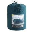 Mainstays Elastic Ruching Comforter in a Bag, Full, Queen, Teal ...