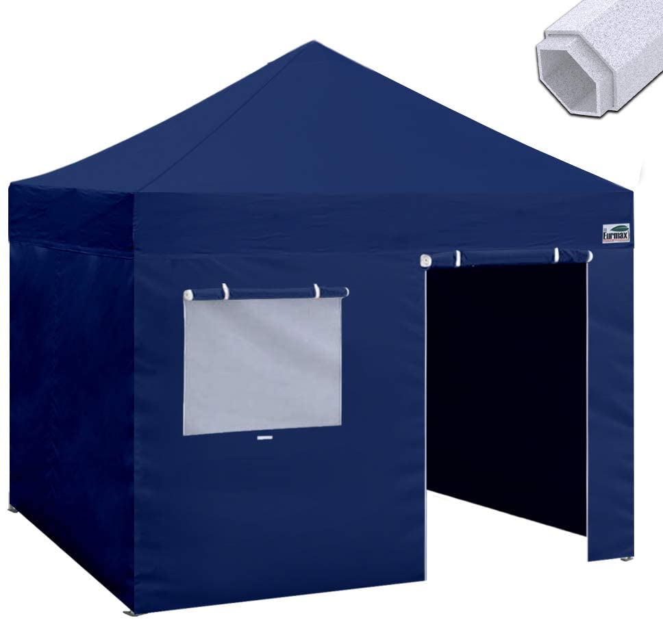 Eurmax Premium 10x10 Ez Pop up Canopy Tent Commercial Instant Canopies 