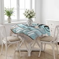 Beach Life Ocean Starfish Table Cloth 60x60in, Waterproof Square ...