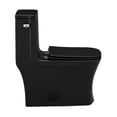 Concorde One-Piece Square Left Side Flush Handle Toilet 1.28 gpf in ...